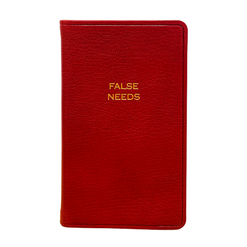 Exclusive - "False Needs" Notebook | SPACE 519